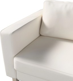 Potah na pohovku IKEA  Karlstad 3-místná, nerozkládací, krátký barva béžová látka pletený vzor