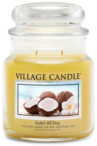 Village Candle Vonná svíčka ve skle  16 oz - Den na pláži - Soleil All Day