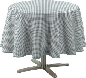 Kulatý ubrus MINI VICHY, Ø 160 cm, kostka