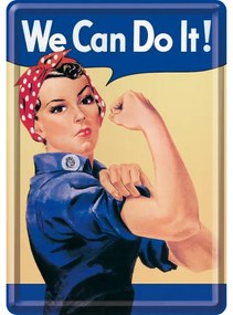 Postershop Plechová pohlednice - We Can Do It!