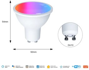 MOES Chytrá žárovka GU10