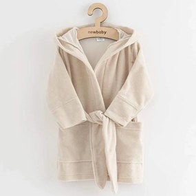 Dětský froté župan New Baby Comfortably beige velikost 116/122