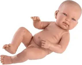 Llorens 73801 NEW BORN CHLAPEČEK - realistická panenka miminko s celov