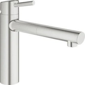 Grohe Concetto New dřezová baterie s vytahovací sprškou supersteel 31129dc1 G31129DC1