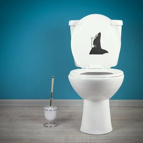 Samolepka na WC - Žralok - PopyDesign