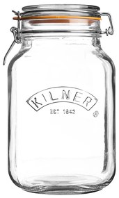 Zavařovací sklenice s klipem hranatá 1,5l, KILNER 0025.543