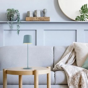 Brilliant G90939/04  Venkovní AKU stolní lampa KAAMI modrá USB-C