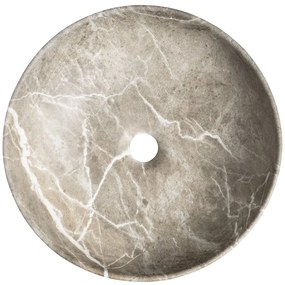 Sapho Sapho, RONDANE keramické umyvadlo na desku průměr 41cm, breccia marmor, AR435BM