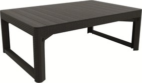 Keter stůl Lyon ratan 116 x 72 x 40 - 66 cm, grafit