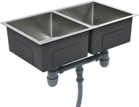 Ručně vyrobený kuchyňský dřez nerezová ocel 145079