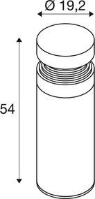 LA 1008839 CONCRETE Pole 55, PHASE, volně stojící svítidlo, 2700 K, IP65, šedá barva - BIG WHITE (SLV)