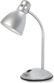 Esperanza ELD113S Alkes stříbrná / Stolní lampa / patice E27 / 12W