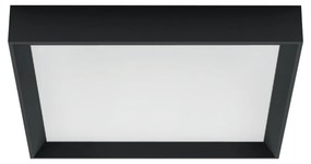 Linea Light 8332 Tara_Q, černé stropní svítidlo, 45W LED 3000K, 50x50cm