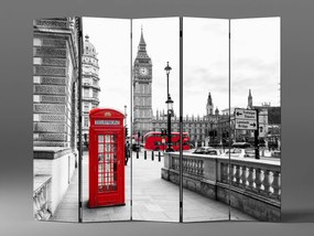 Liox PARAVÁN LONDÝN TELEFONNÍ BUDKA Rozměr: 225 x 180 cm