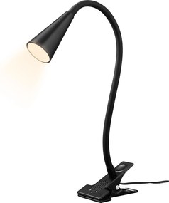 Livarno® Stolní LED lampa Freya (Led lampa se svorkou, černá)