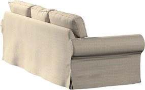 Potah na pohovku IKEA  Ektorp 3-místná, rozkládací STARÝ MODEL PIXBO barva béžová látka pletený vzor
