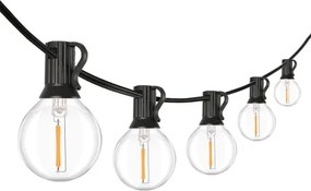 Solight LED venkovní řetěz s žárovkami 25 žárovek 15m+5m 750lm teplá bílá WO794-1