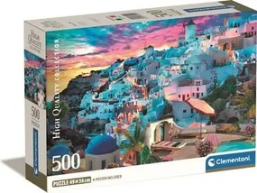 Clementoni PUZZLE Pohled na Řecko / 500 dílků / od 10 let