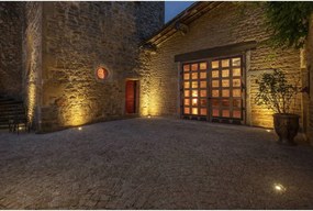 LA 227600 ROCCI LED kruhová  česaná ocel  COB LED 6W 120° IP67 3000K - BIG WHITE (SLV)