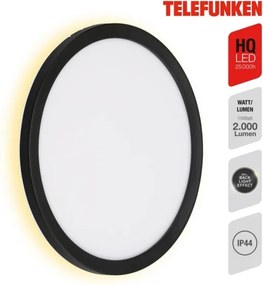 Telefunken 313405TF - LED Venkovní nástěnné svítidlo LED/15W/230V IP44 černá