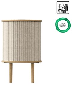 Odkládací stolek Audacious Barva dřeva:: světlý dub, Barva:: white sand