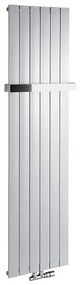 Sapho - Koupelnový radiátor COLONNA 910W/230V 45x180 cm stříbrná
