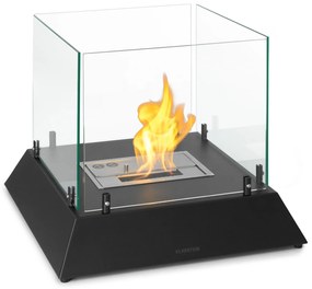 Klarstein Phantasma Cubo, etanolový krb, bez kouře a zápachu, nerezové hořáky, bezpečnostní sklo