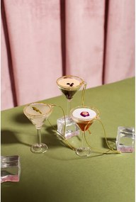 Skleněné vánoční ozdoby v sadě 3 ks 15,5 cm Martini Cocktail – Sass &amp; Belle