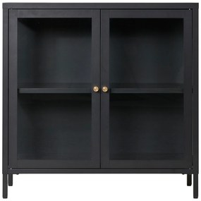 House Nordic Skleněný kabinet DALBY černý