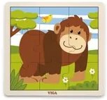 Viga Dřevěné puzzle opice