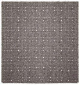 Condor Carpets, Kusový koberec Udinese hnědý čtverec, 100x100, hnědá, chodba / předsíň
