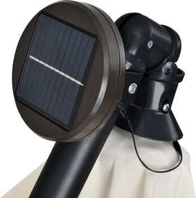 Juskys LED slunečník Brazílie 350 cm - krémový