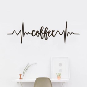 dřevo života Dřevěná dekorace COFFE PULSE Zvolte rozměr (cm): 60x18, Zvolte barvu dekoru: Wenge
