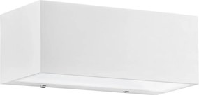 FAN LED-W-TWIN-M BCO Venkovní nástěnné svítidlo LED TWIN bílá hliník 18W 2150lm CCT IP54 8,5x22x10,3 cm - FANEUROPE