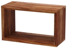 Indický nábytek - Police na zeď Gani 50x30x22 z indického masivu palisandr Natural