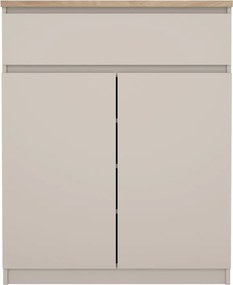 Krémová komoda 80x100x40 cm Naia – Tvilum
