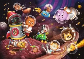 Ravensburger Zvířátka ve vesmíru - 2x12 dílků / od 3 let