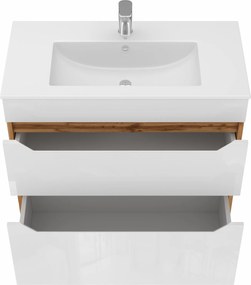 Lavedo Neo Wotan Oak 80 koupelnová skříňka s umyvadlem