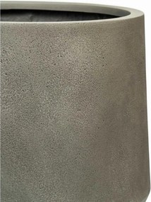 Designový květináč NEXORA, sklolaminát, 54x48 cm, šedý