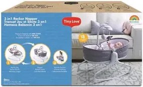 Tiny Love Lehátko 3v1 Rocker Heather Grey / od narození do 9 kg