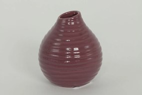 (R3) Váza keramická, barva fialová ARL020-PURPLE