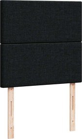 Box spring postel s matrací černá 80 x 200 cm textil 3292610