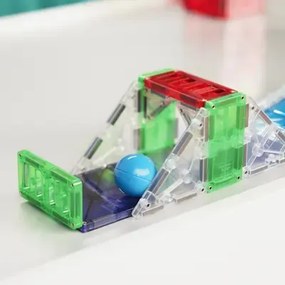MAGNA-TILES® Magnetická stavebnice Kuličková dráha Deluxe / 90 dílků