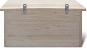 Ptačí budka pro špačky 2 ks 44 x 15,5 x 21,5 cm dřevo 276008
