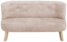 Somebunny Dětská sedačka špinavě růžová - Bílá, 17 cm