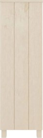 Knihovna HAMAR medově hnědá 85 x 35 x 112 cm masivní borovice 340484