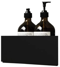 Nichba Rohová koupelnová polička Bath Shelf Corner, black