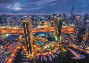 TREFL Puzzle Světla Dubaje / 2000 dílků / 96 × 68 cm / věk 16+