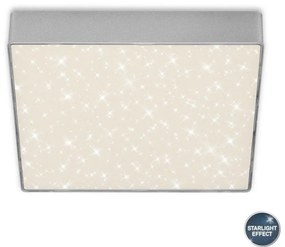 Briloner 7077-414 - LED Stropní svítidlo STAR SKY LED/16W/230V 21x21 cm stříbrná