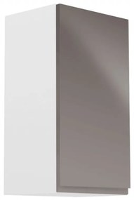 Horní kuchyňská skříňka G40 Aurellia (bílá + lesk šedý) (P). 1015801